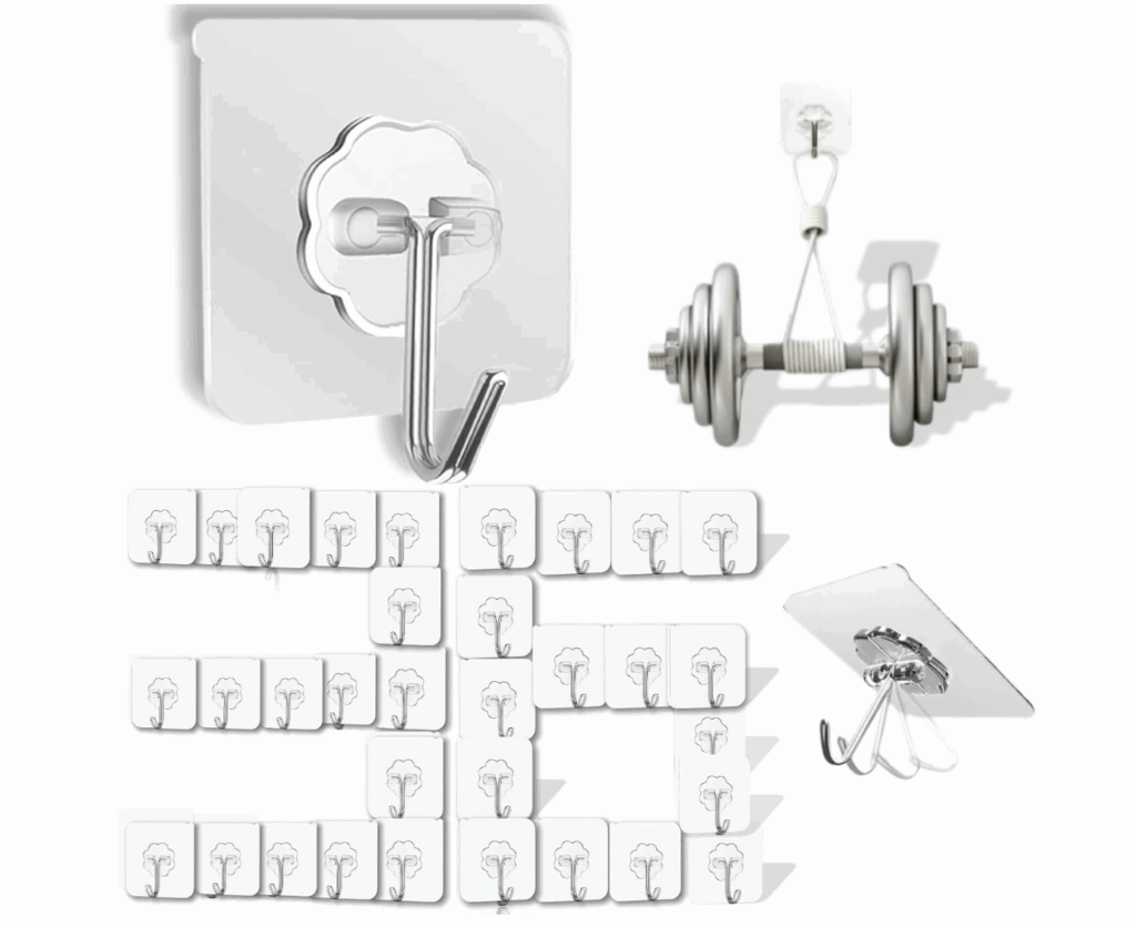 36 Pk Heavy duty hooks $9+| 100FT(50FT*2) LED Outdoor String Lights $17 ...