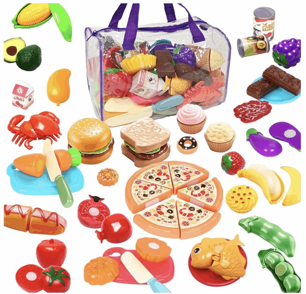 24 sheet stickers $3+| 81 Pcs Pretend food $12+| Interactive dino $11 ...