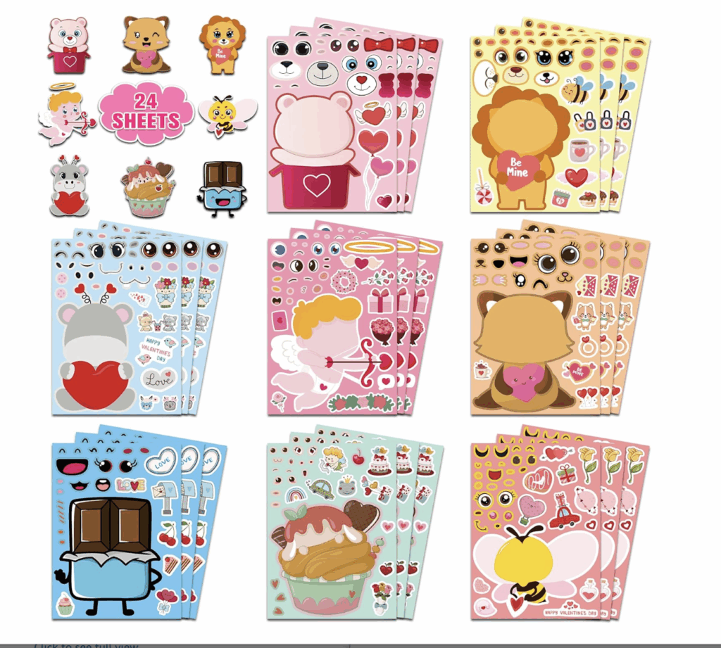 24 sheet stickers $3+| 81 Pcs Pretend food $12+| Interactive dino $11 ...