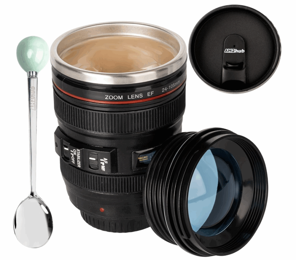 Camera Lens Coffee Mug $7+ | Expandable Drawer Organizer $3+ | 2-pk ...