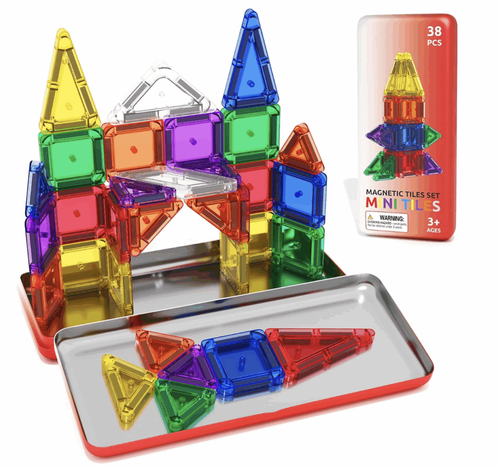 30 Pcs Valentines favors $6+| 38Pc Mini magnetic tiles $9+| Wooden tea ...