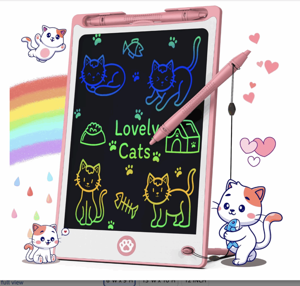 LCD writing tablet $2+| 12 Colors non toxic crayons $8+| STEM building ...