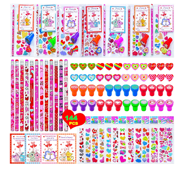 16 educational posters, $5+ | 24-pack V-Day gift set, $8+ | 670-pcs ...