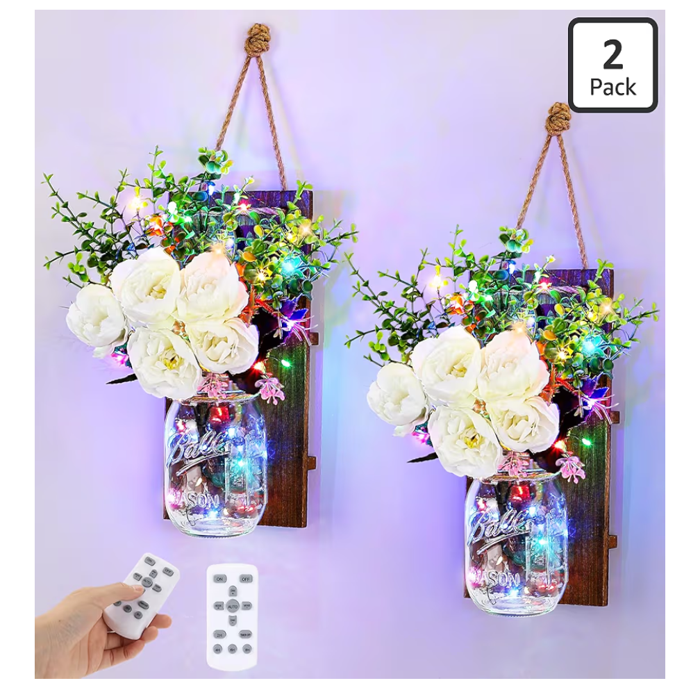 24 baby proofing outlet covers, $3+ | 2 mason jar wall sconces, $13 ...