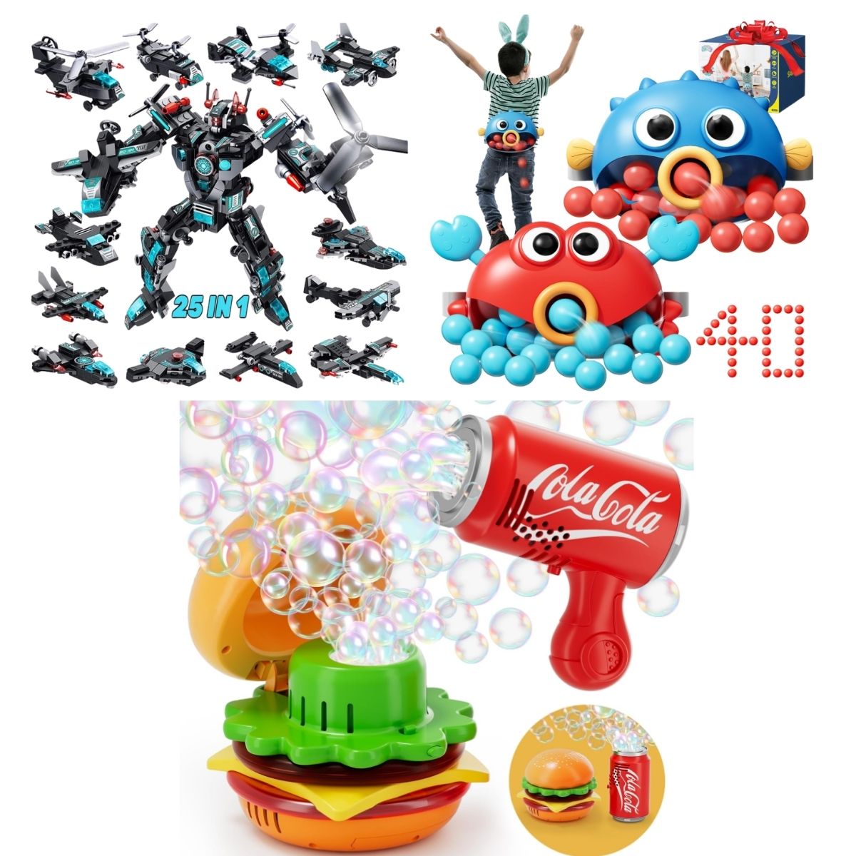Bubble Machine Combo set, $9+ | 577pcs STEM building set, $11 ...