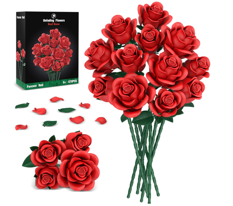 Stepping stones painting kit, $10+ | 670-pc roses bouquet kit, $10 ...