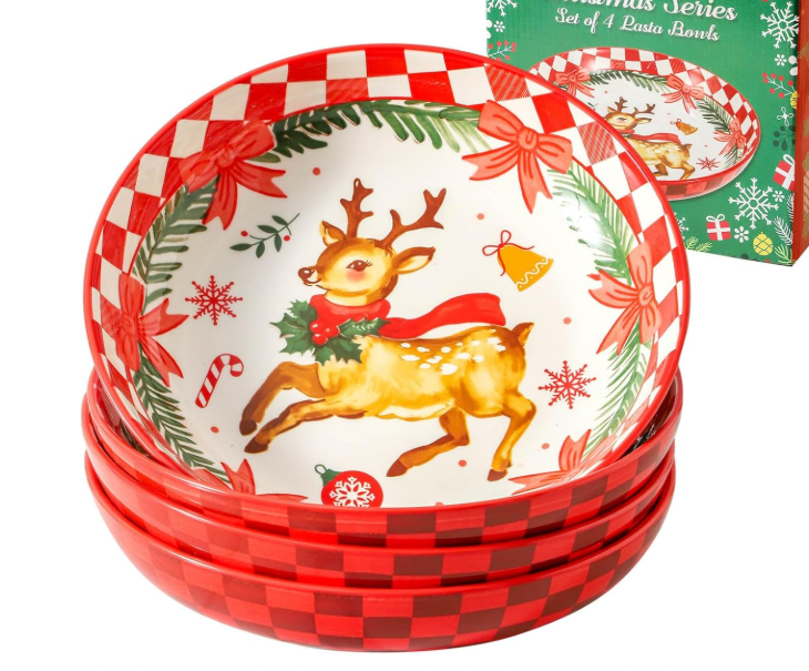 Mini Waffle maker, $4+ | 4 Pasta bowls, $9+ | 16X11" SS Cutting board ...