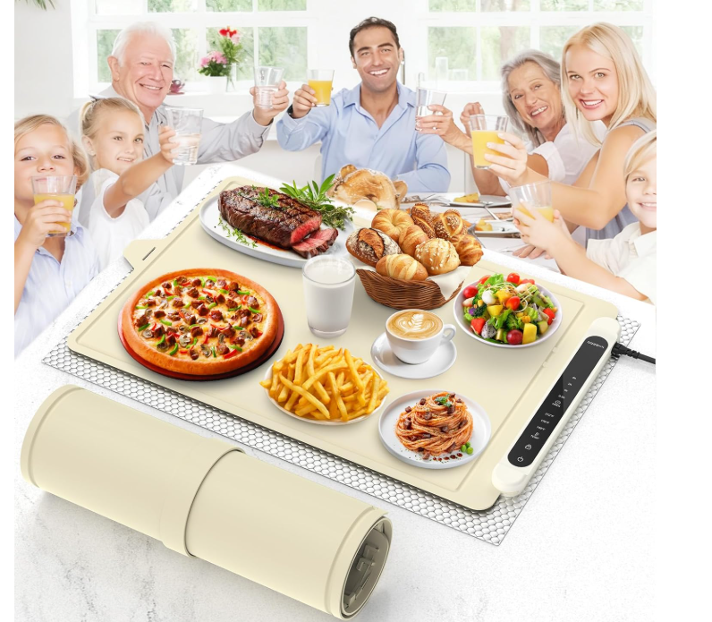 Salt & pepper grinder set, $6+ | Electric food warming mat, $14 ...