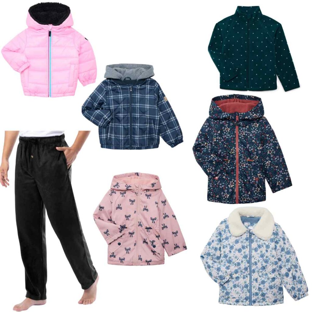 Men's fleece Pants, $5 | Kids' Jackets from $5+ | Smart Savers