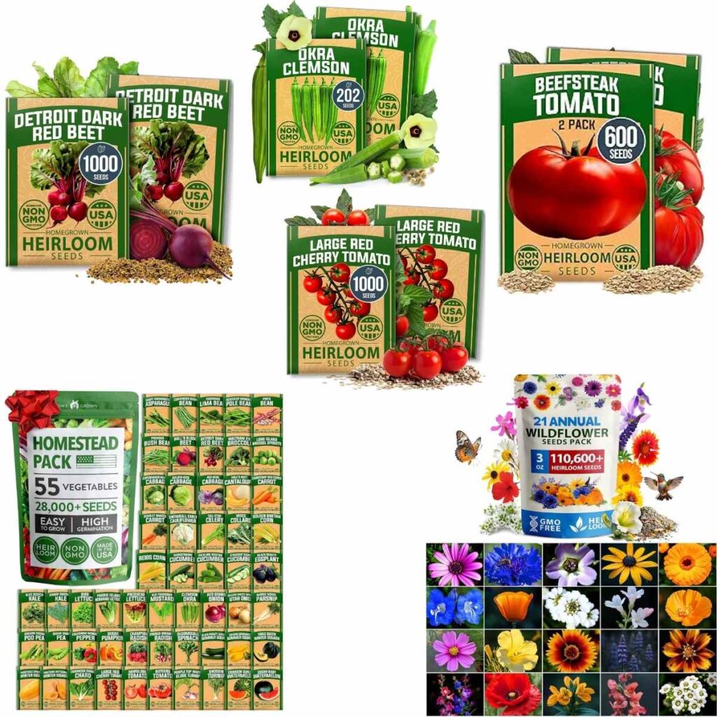 Vegetable & Flower Seeds from $4+ | 4Pk Fabric Grow Bags(10-Gal), $9 ...