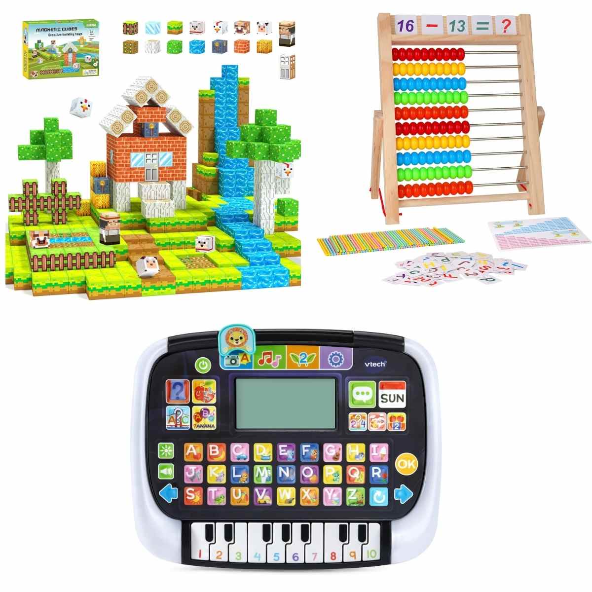 Magnetic Blocks, $6+ | Preschool Math Learning Toy, $9+ | Light-Up ...