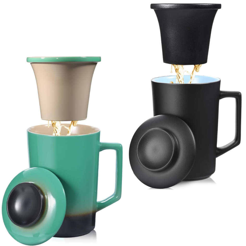 Ceramic Tea Infuser Cup $10+ | Stainless Steel containers $7-14 ...
