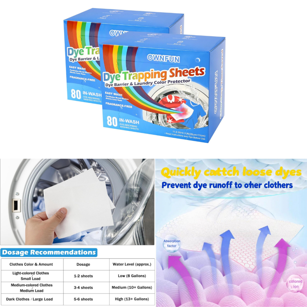 160 ct. Color Catcher Sheets for Laundry $9+(50% off) | Smart Savers