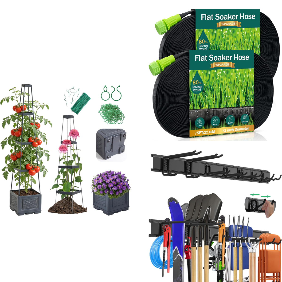 Soaker Hoses $21+ | Wall-Mounted Garage Tool Org. $19+ | Planter Box ...