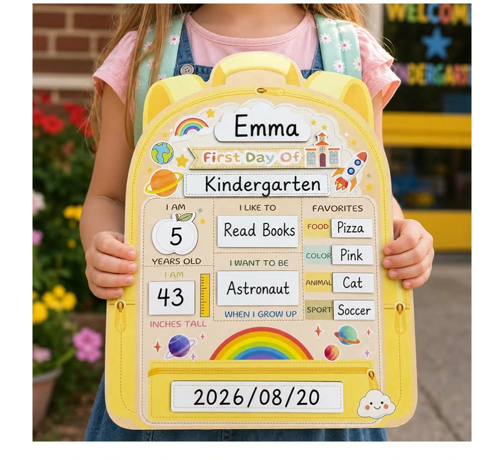 First & Last Day school board, $4+ | Water marbling paint kit, $4-9 ...