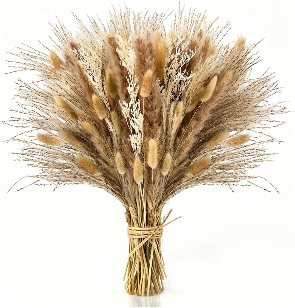 Handheld fan, $6+ | Decorative pampas grass, $9+ | Curtain rod brackets ...