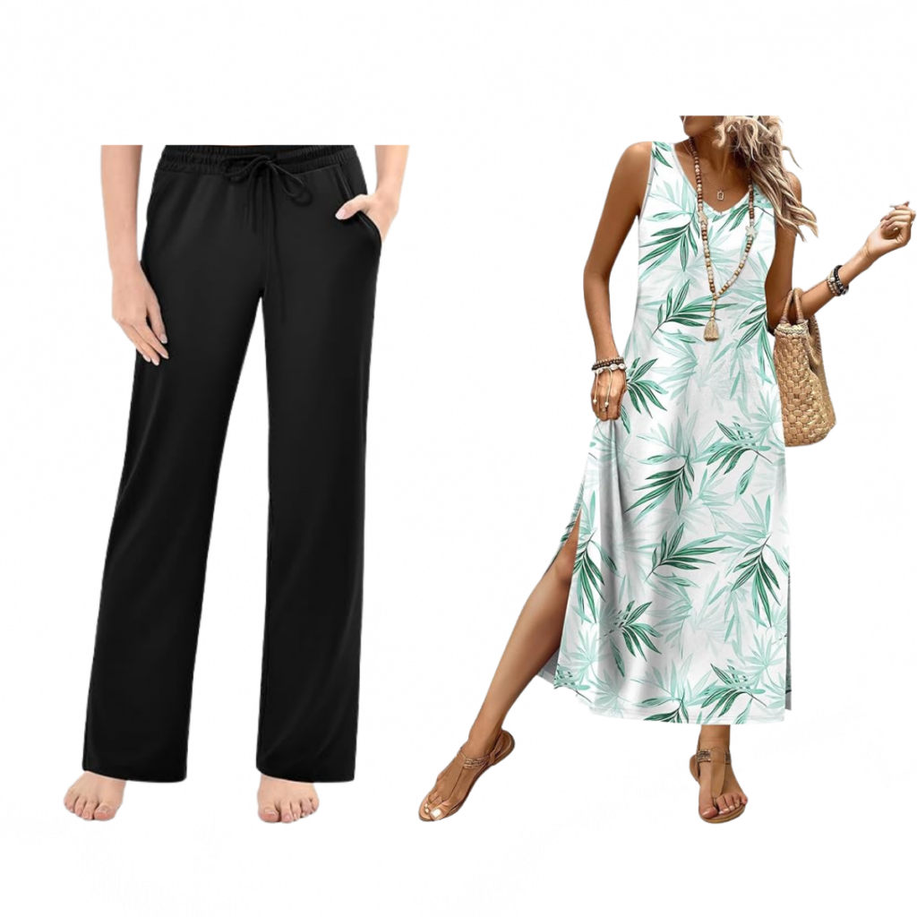 Maxi dress, $9+| Trackpants, $5+ | Smart Savers