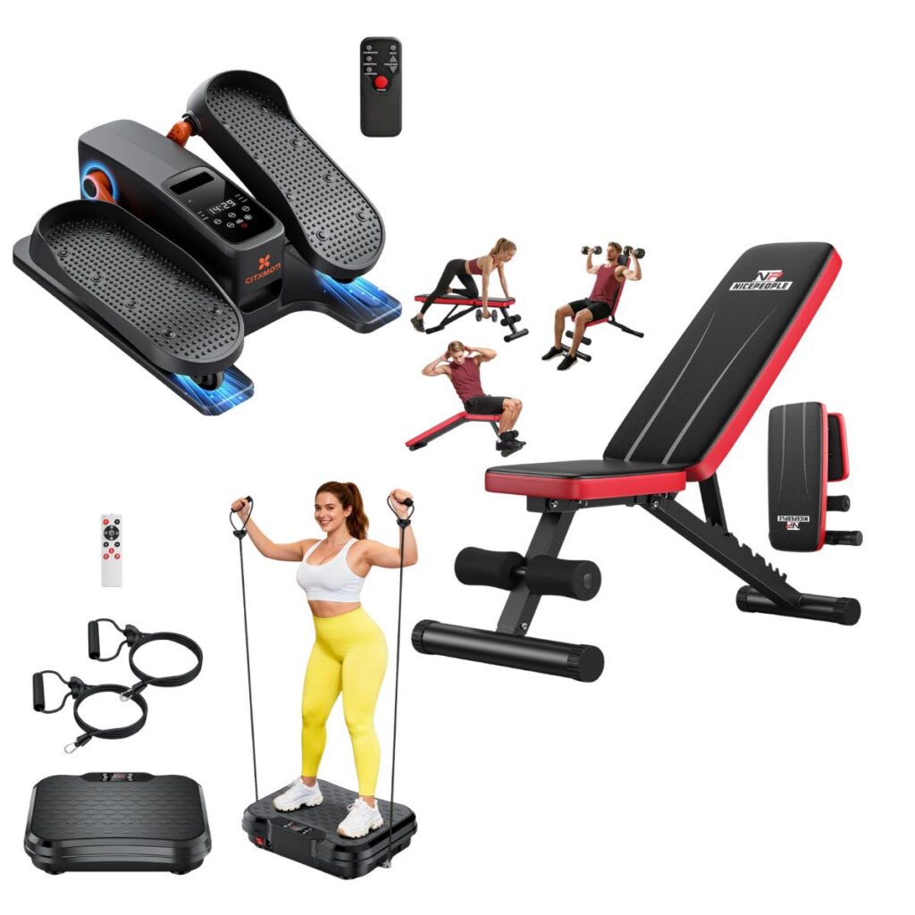 Vibration plate exercise machine, $35+ | Electric under desk elliptical ...