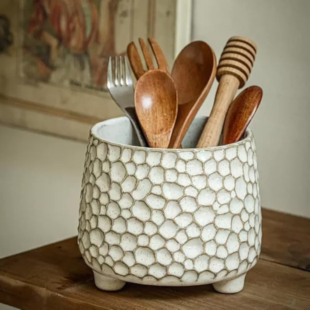 Springform Pan $5+ | 3-Tier Bento Lunch Box $9+ | Ceramic Utensil Crock ...