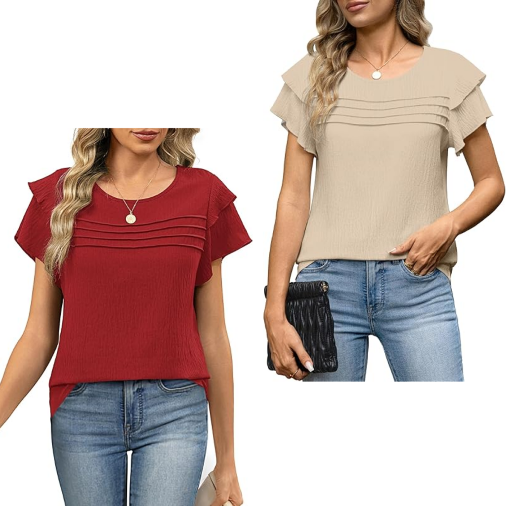 Baggy Wide Leg Pants $11-14 + | Crochet Cardigans $13+ | Pleated Ruffle ...