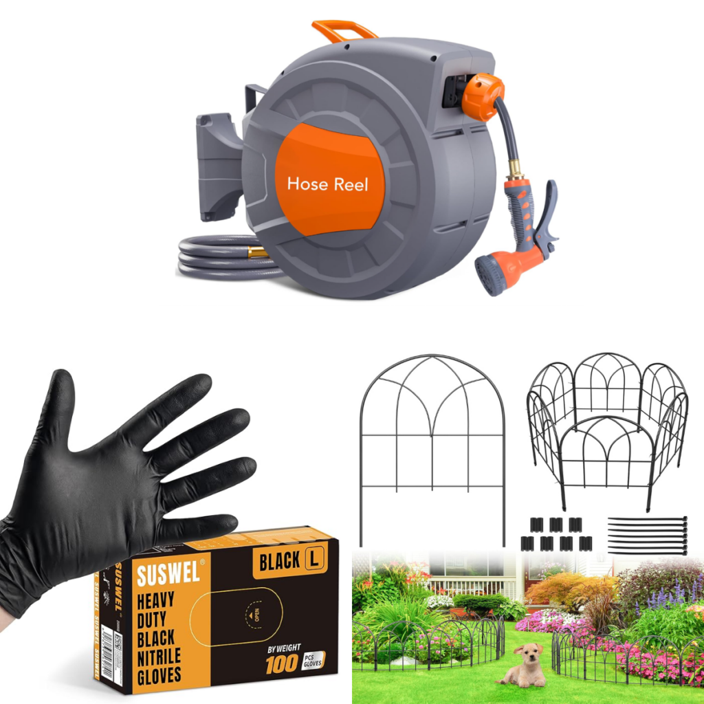 6 Garden Fencing Border $11+ | 72 Ft. Retractable Garden Hose $62 ...
