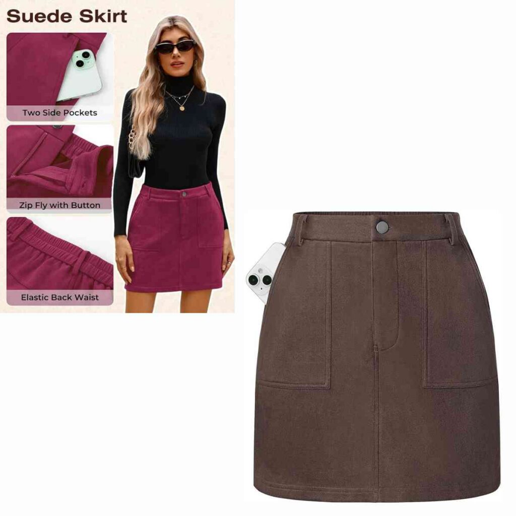 Suede Mini Skirt for $10+|Corset Dress for $14+ | Smart Savers