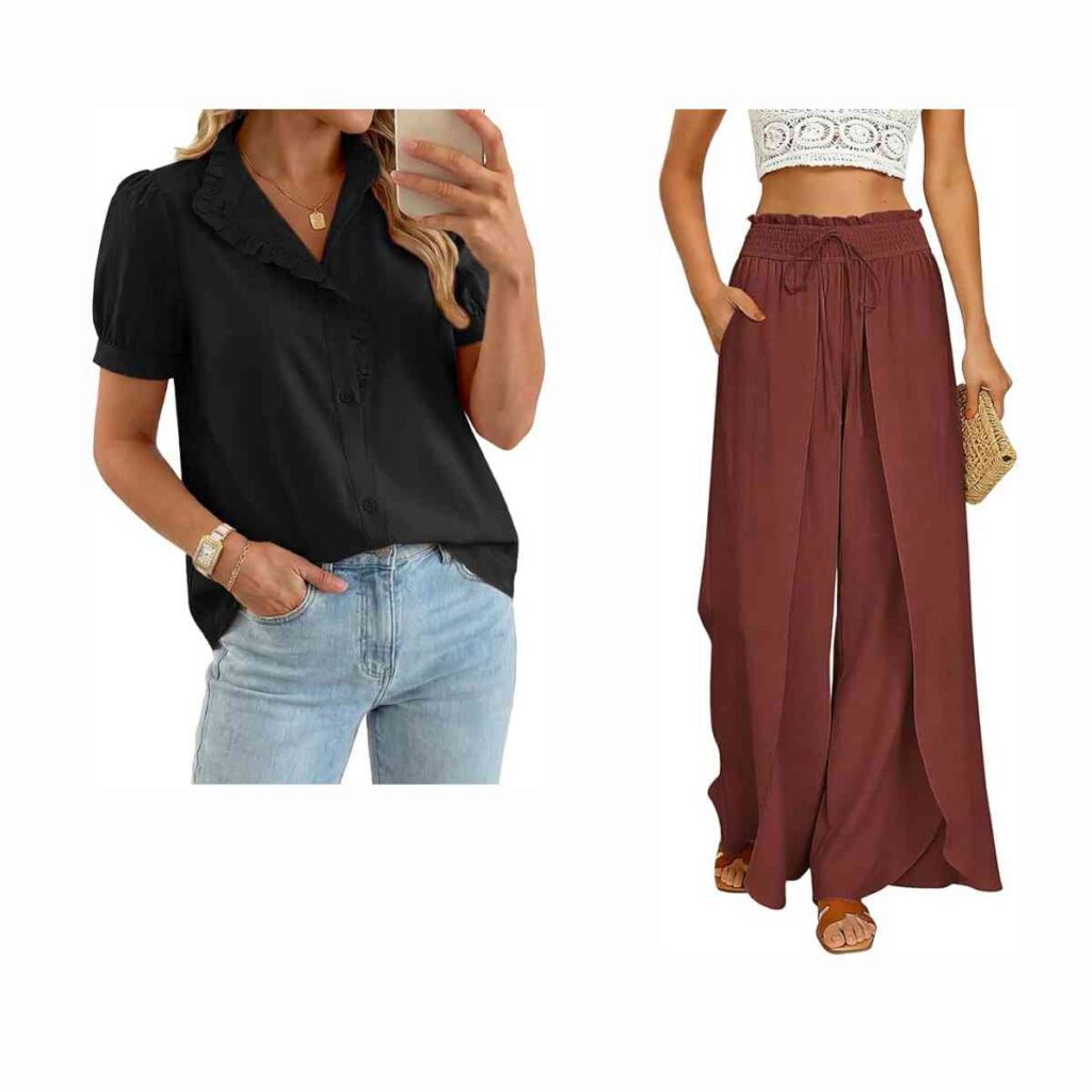 Flowy Palazzo for $18+|Button Down Shirts for $7+ | Smart Savers