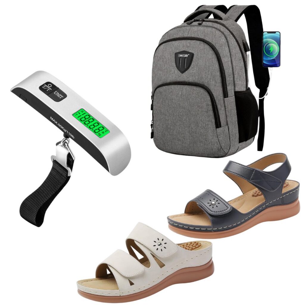 Luggage Weighing Scale $4+ | Laptop Backpacks $6+ | Women's sandals $17 ...