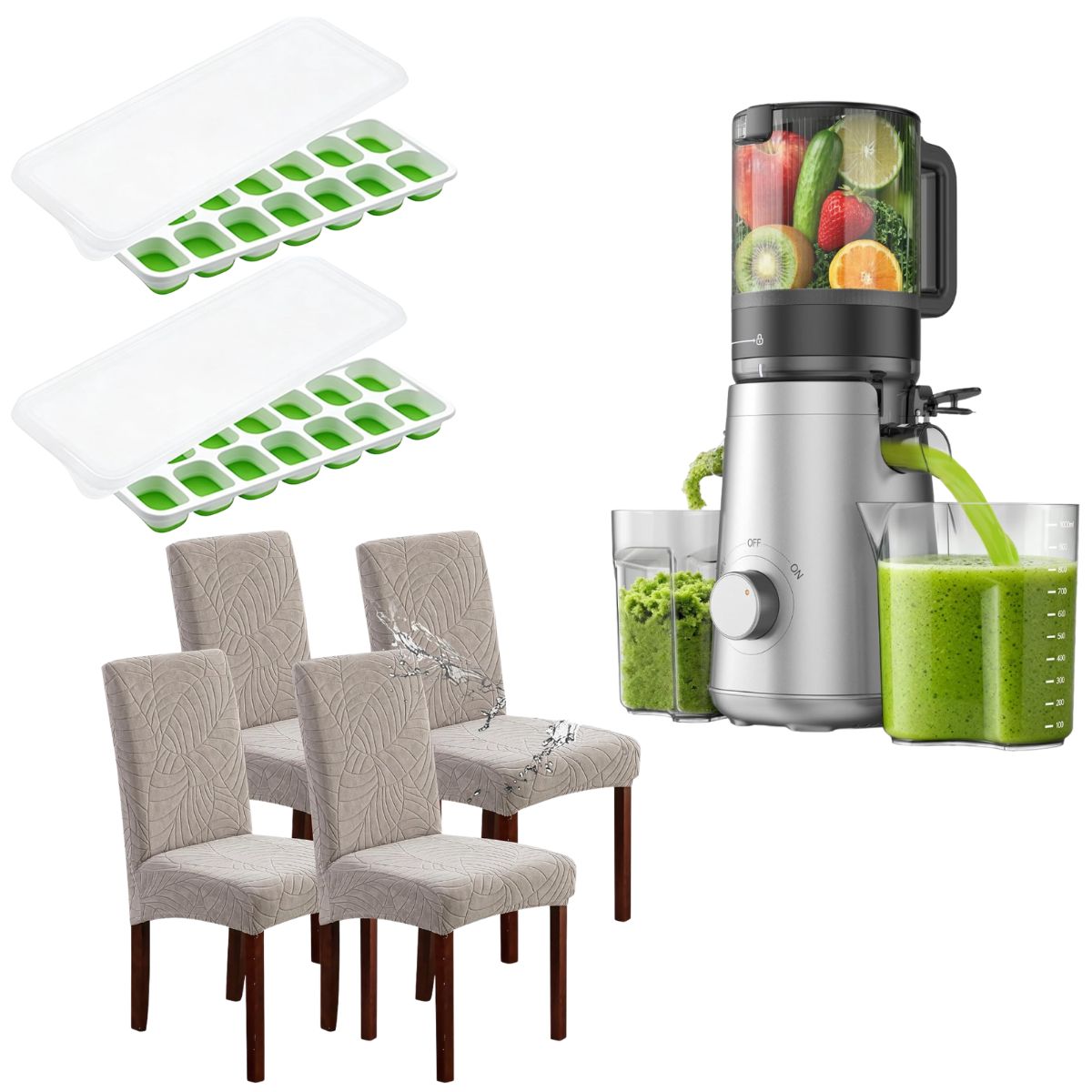 cold press juicer $39+ | 4-pk dining Chair slipcovers $9+ | 2-pk ...