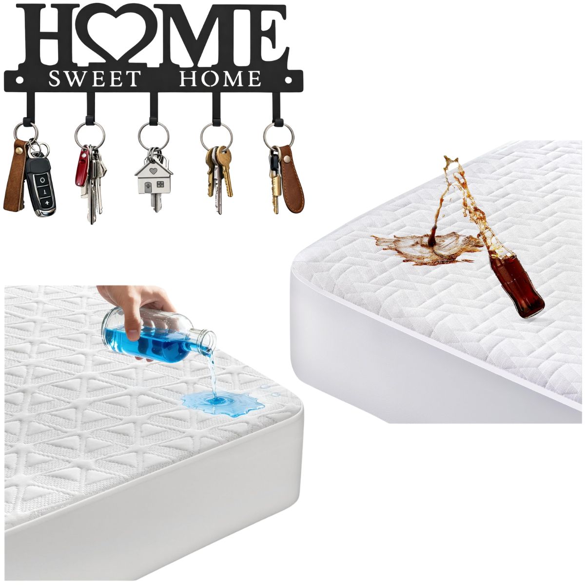 Wall Mounted Key Holder $3+ | Waterproof mattress protectors from $11 ...