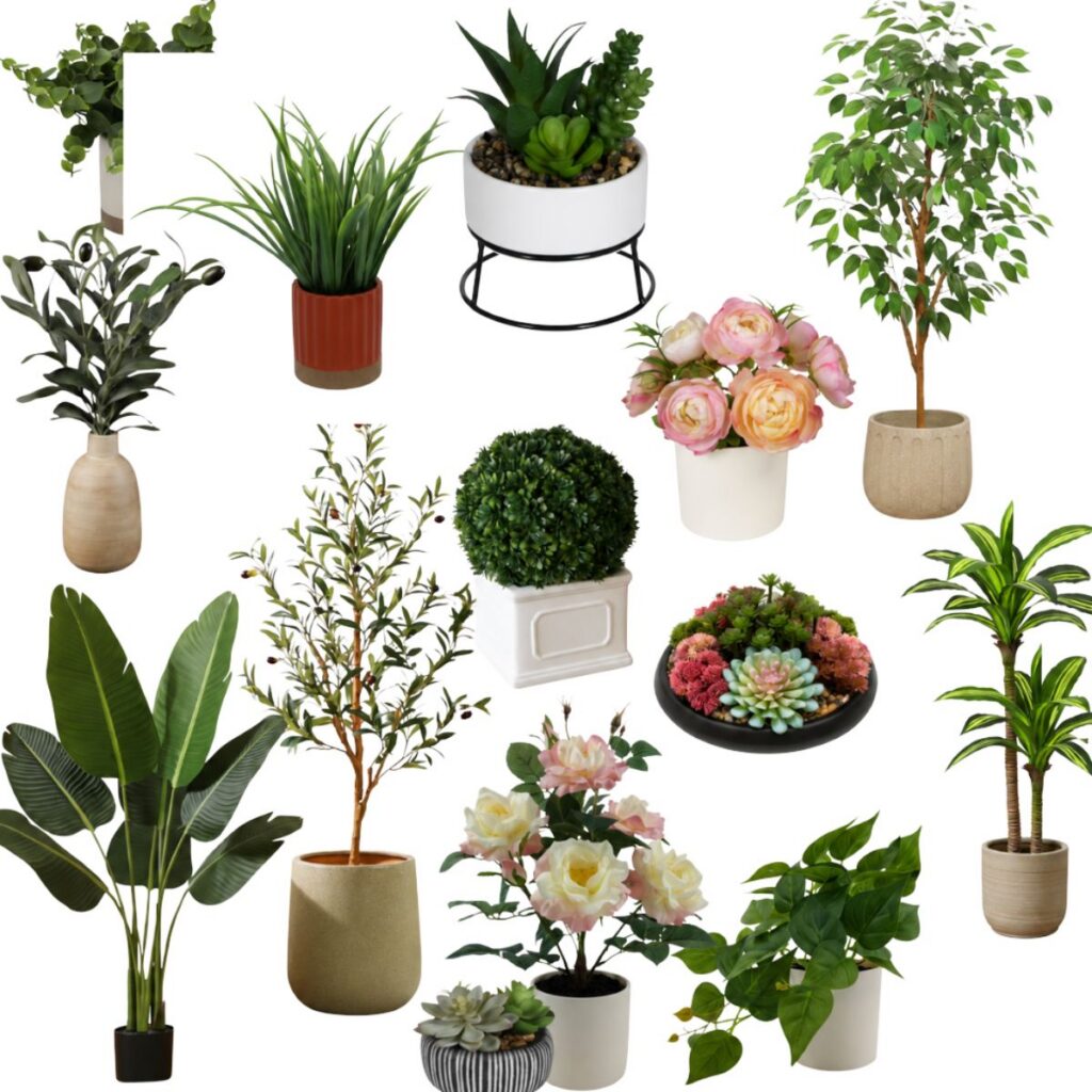 faux plants from $2+ at Walmart | Smart Savers