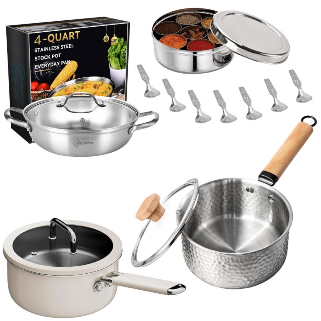 Stainless steel cookware from $12+ | Spice box $18+ | Smart Savers