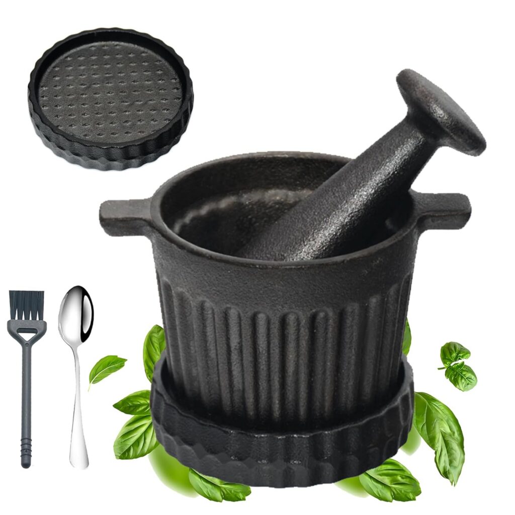 Large Food Storage Container $17+ | Cast Iron Mortar Pestle $9 ...