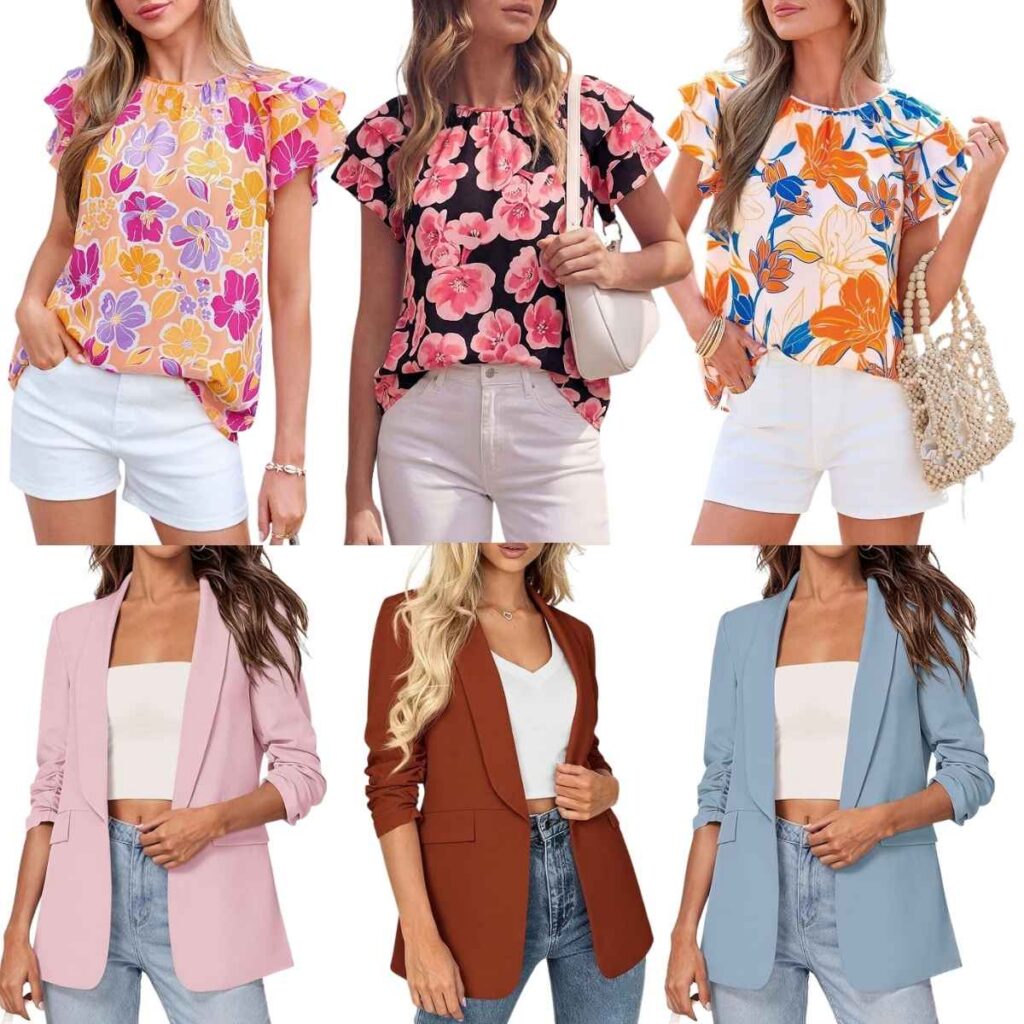 Women's Floral Blouses $9+ | Business Blazers $17 - $19+ | Smart Savers