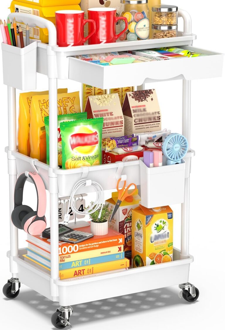 Rolling cart, $13+ | Bathroom cabinet, $12+ | Smart Savers