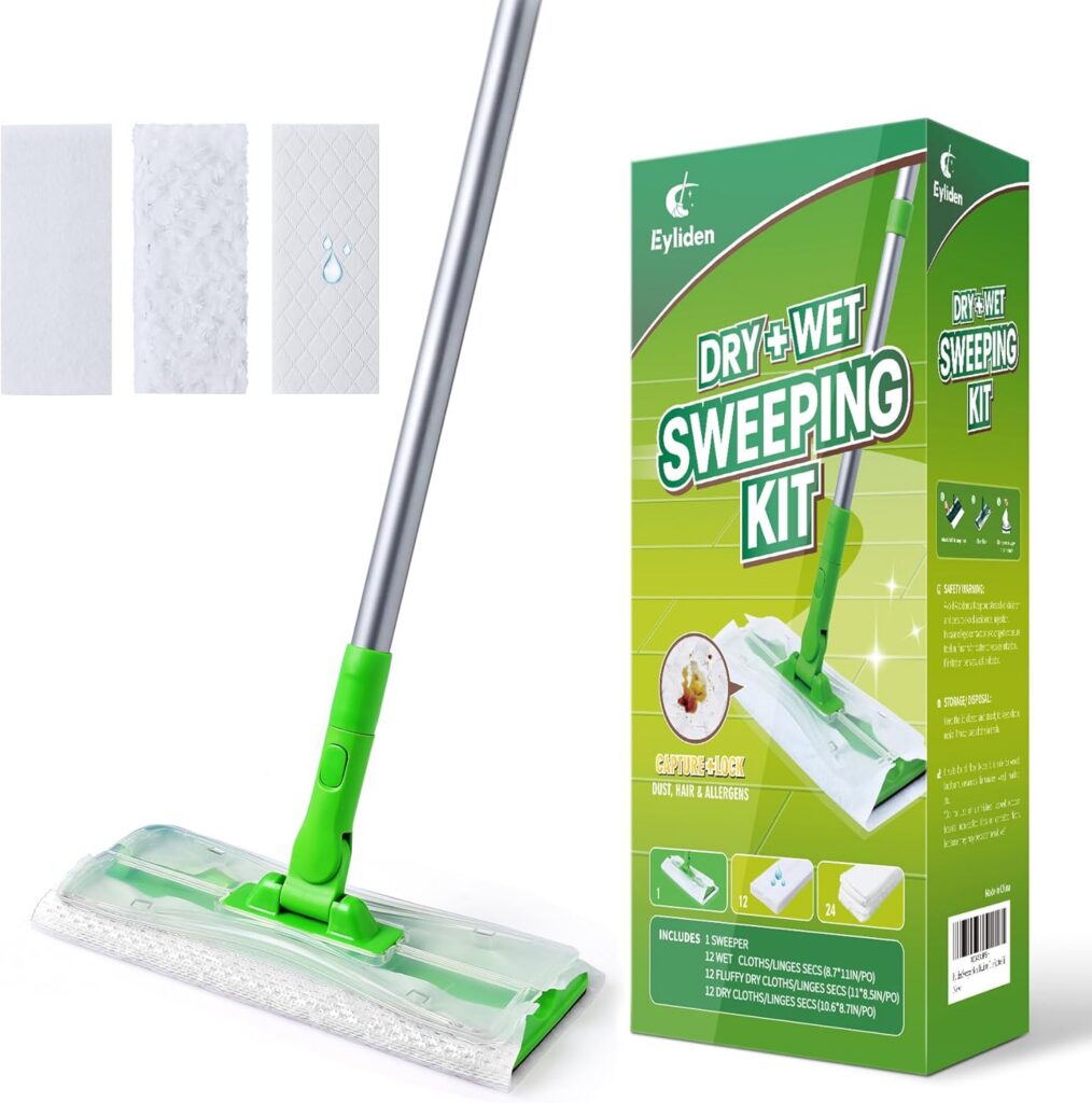 8-pk cleaning cloth, $3+ | 20-pc wire dishcloth, $20+ | Sweeping kit ...
