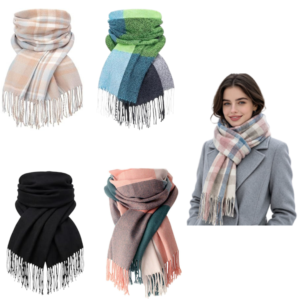 Plaid Blanket Scarf $5-7+ | Boy's Pajama Pants $8+ | Smart Savers