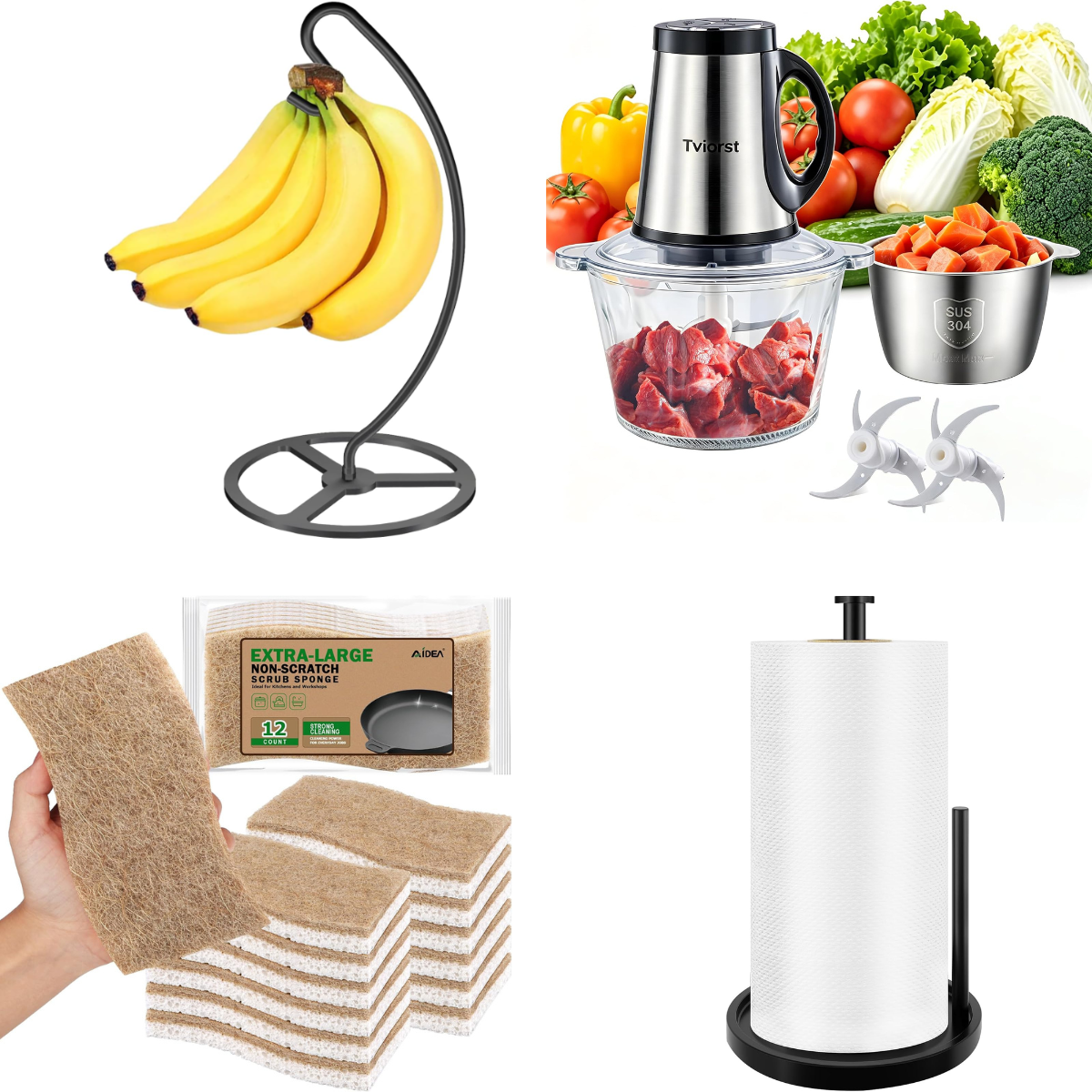 Paper Towel Holder $5+ | Banana Holder $5+ | 12-pack Cellulose Dish ...