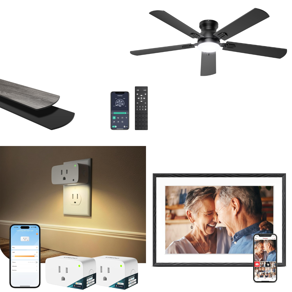 Digital Picture Frame $39+ | 2 Pack Smart Plug Night Light $9+ | 52 in ...