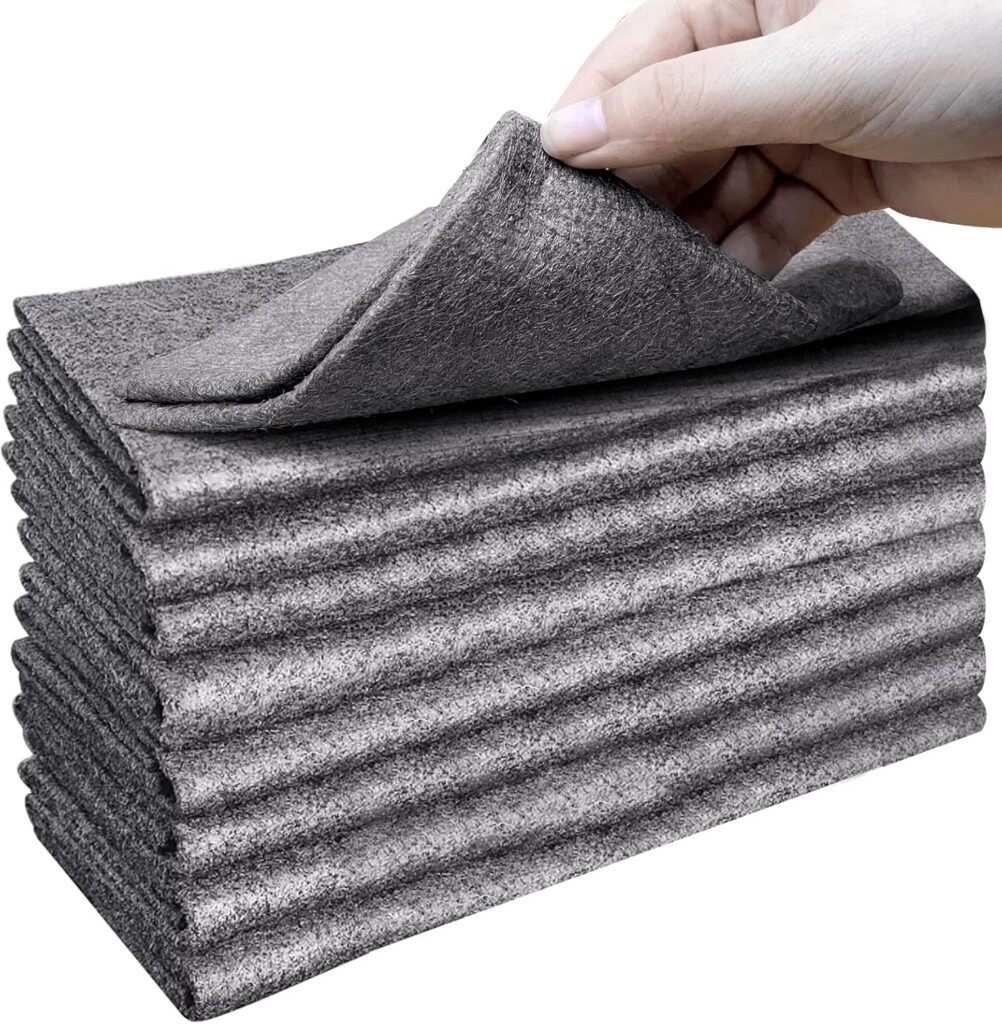 8-pk cleaning cloth, $3+ | 20-pc wire dishcloth, $20+ | Sweeping kit ...