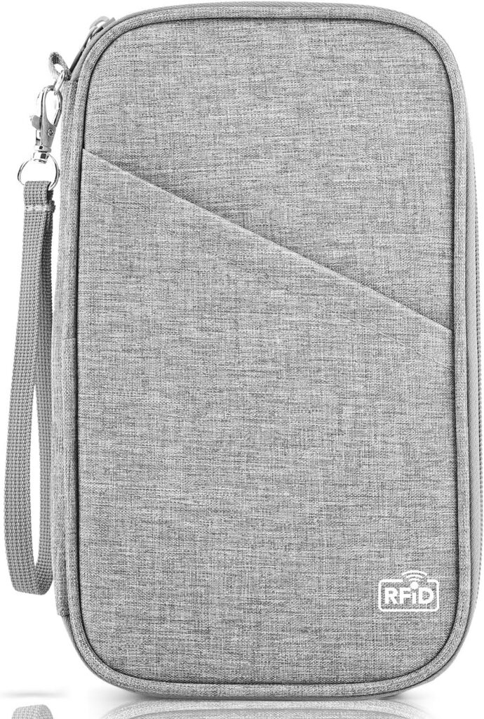 Makeup bags, $5-12+ | RFID document wallet, $9+ | Smart Savers