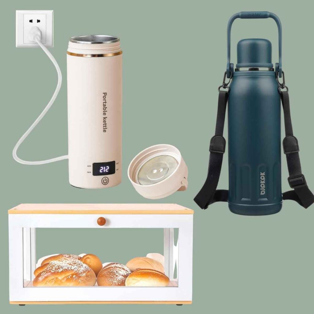 Portable Electric Kettle $16+ | 50oz Thermal Water Bottle $14+ | Bamboo ...