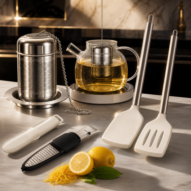SS Tea Strainer $5+ | Lemon Zester $4+ | 2-Pcs Silicone Spatulas Set $3 ...
