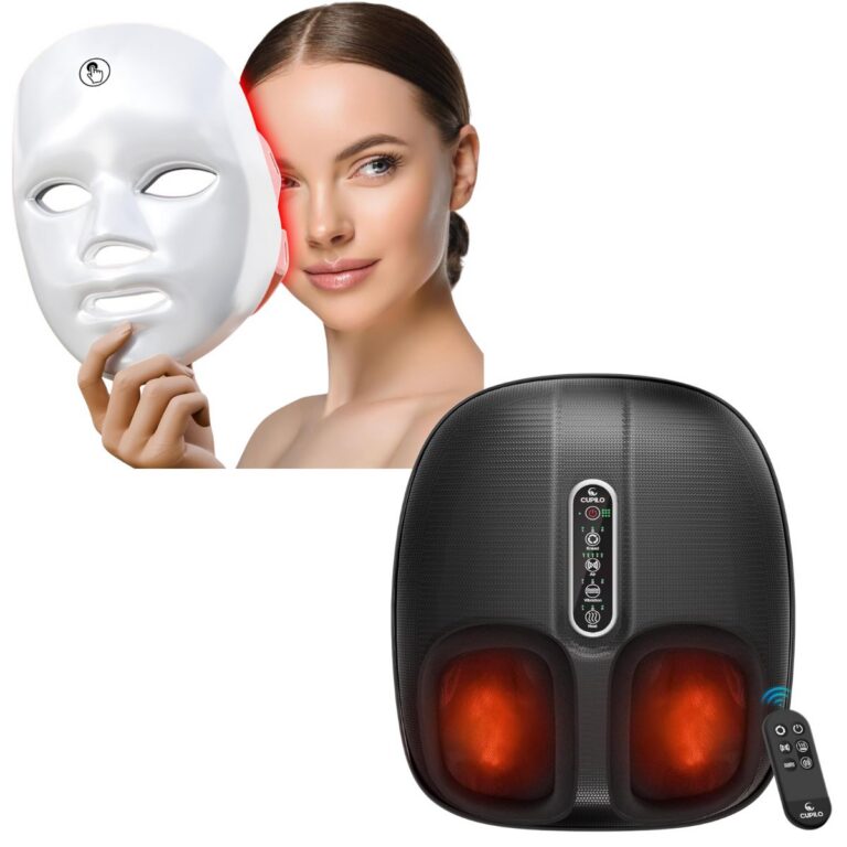7 in 1 Red light therapy mask $19+| Shiatsu foot massager $39+ | Smart ...