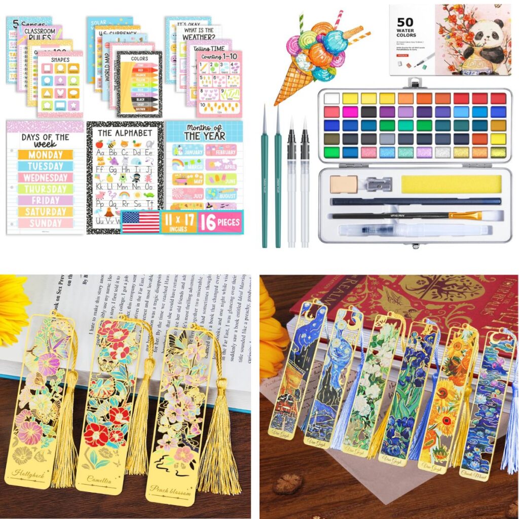 Bookmarks, $2+ | Watercolor Paint Set, $8+ & More | Smart Savers