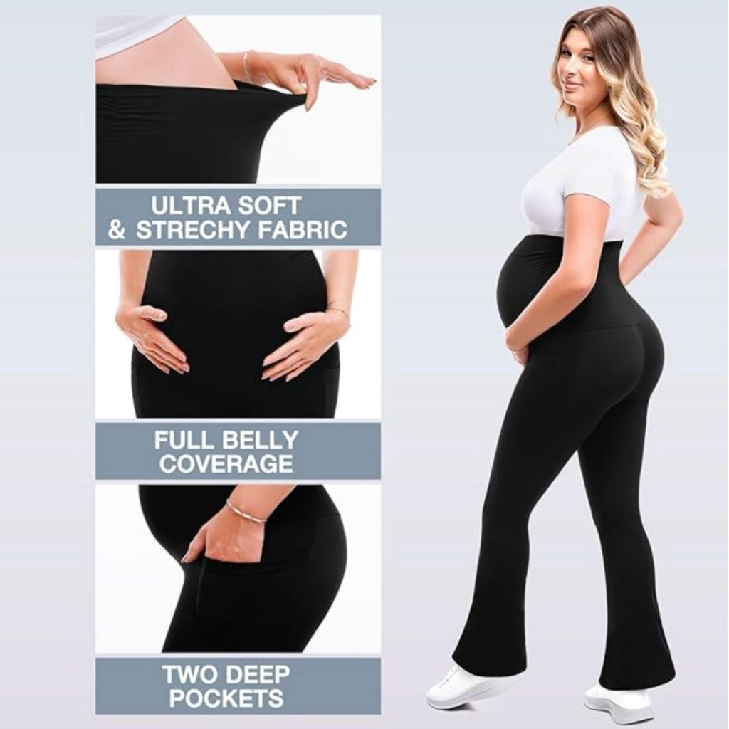 Maternity Flare Leggings, $4+ | Jersey T-Shirts, $4+ & More | Smart Savers