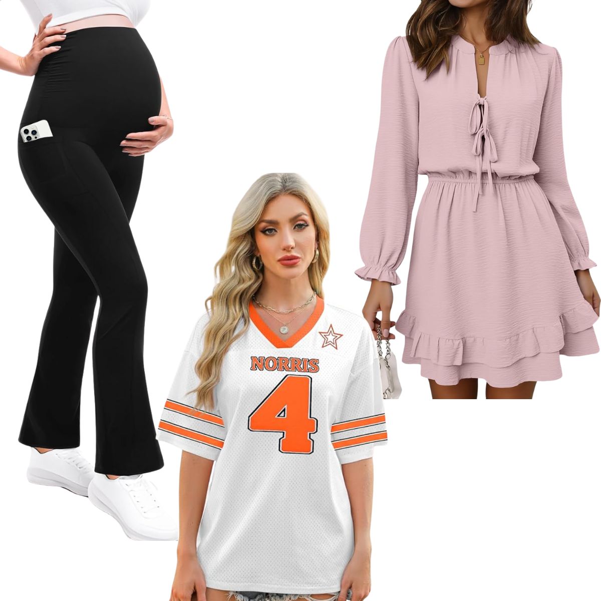 Maternity Flare Leggings, $4+ | Jersey T-Shirts, $4+ & More | Smart Savers
