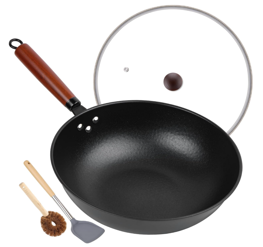 carbon steel wok set $20+ | 4-pk Silicone Ice Ball Molds $7 ...