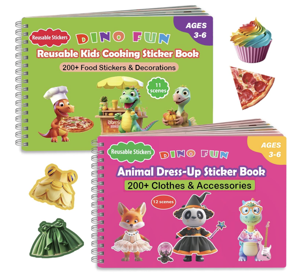 2 in 1 Reusable sticker book $10+| Handheld game console $14+ | Smart ...