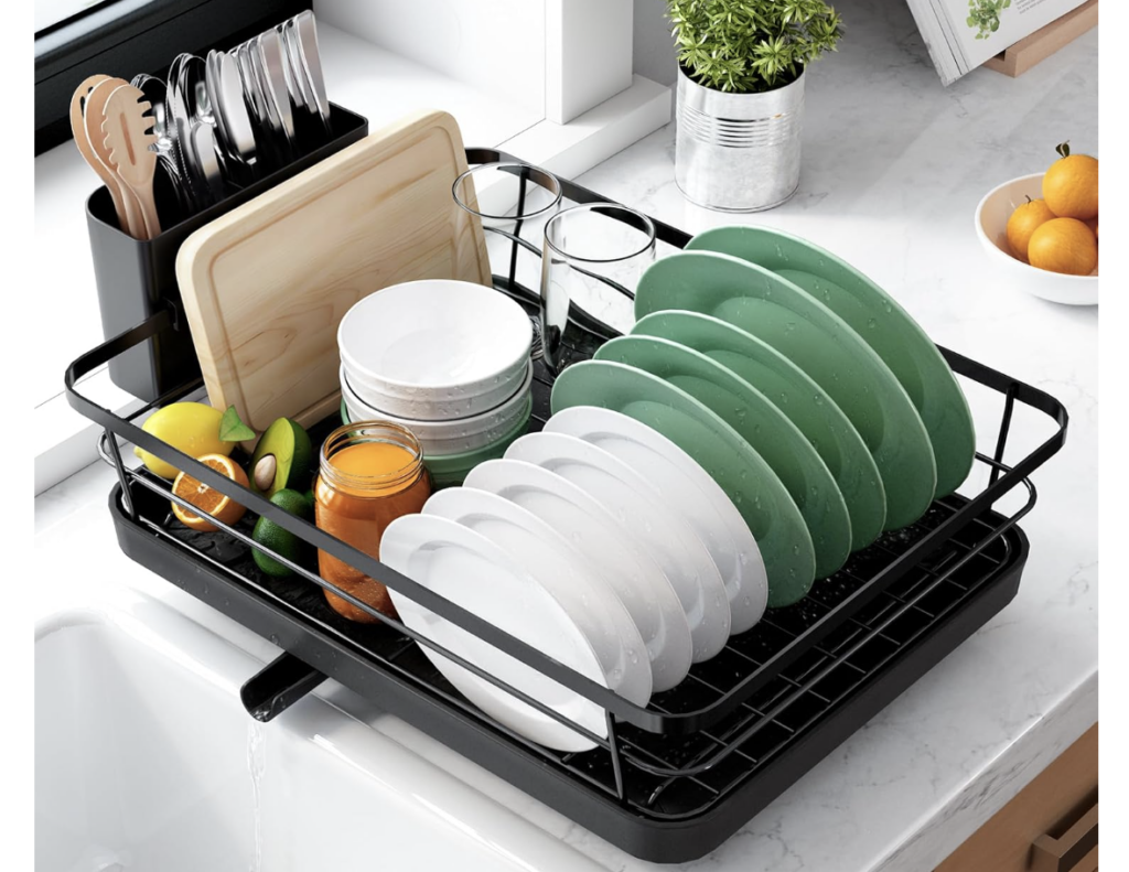 6-pc cheese cloths, $4+ | Paper towel holder, $5+ | Dish drying rack ...